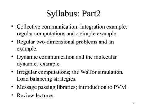 Pmscs 657parallel And Distributed Processing Ppt
