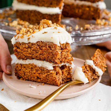 Simple Vegan Carrot Cake No One Will Know Is Vegan • Tasty Thrifty Timely