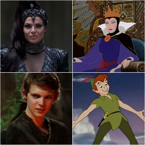 Once Upon A Time Villains Vs Their Disney Bushra