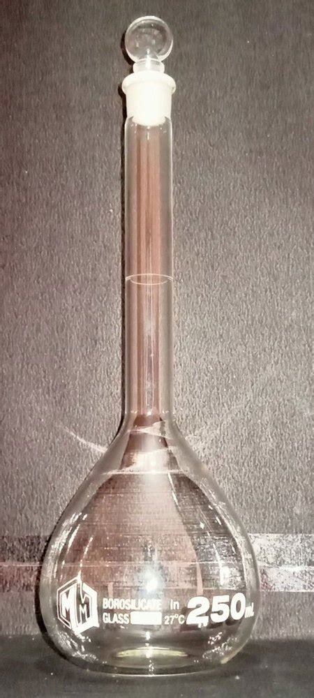 Spherical Borosilicate Volumetric Flask For Chemical Laboratory