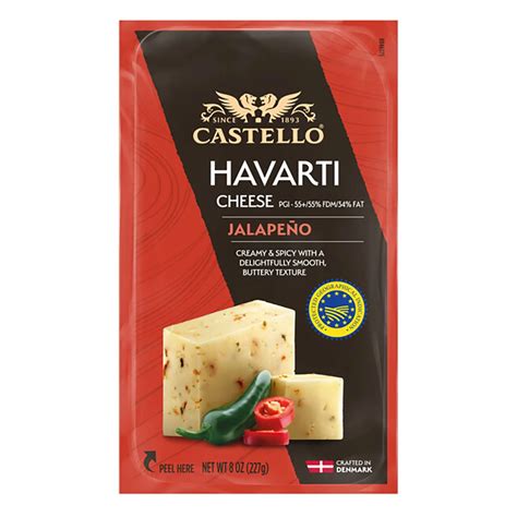 Castello Danish Havarti Cheese Jalapeno Shop Cheese At H E B