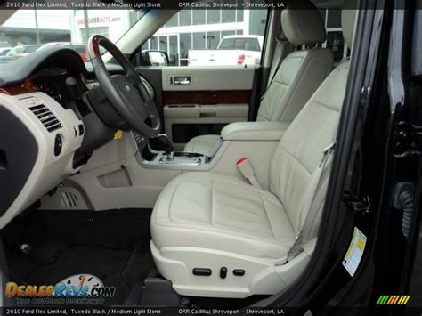 Medium Light Stone Interior 2010 Ford Flex Limited Photo 9