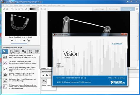 ماژول Labview Vision Development بارمان ویژنمشاور و مجری پروژه‌های