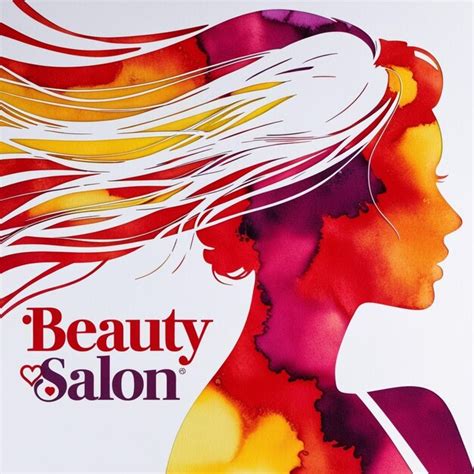 Watercolor Beautiful Girl Vector Illustration For Woman Beauty Salon