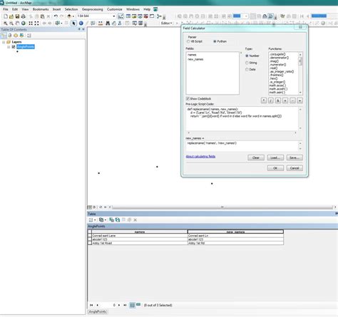 Converting Full Road Names To Abbreviation Using Arcgis Field Calculator Geographic