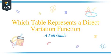 Which Table Represents A Direct Variation Function A Full Guide The Story Of Mathematics A
