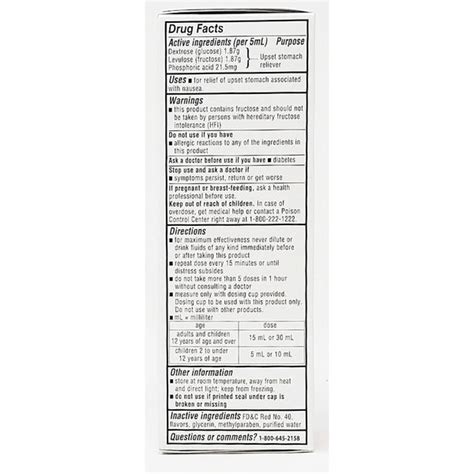 Anti Nausea Liquid No Caffeine Hargraves Online Healthcare