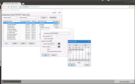 Hotel Gui Demo Application Fwd Golden Code Redmine