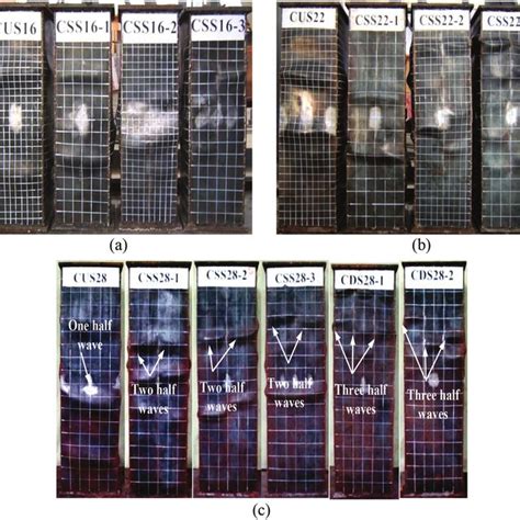 Load Versus Displacement Curves For Specimens With Different Stiffener