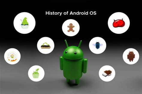 A Brief History Of Google S Android OS Infographic