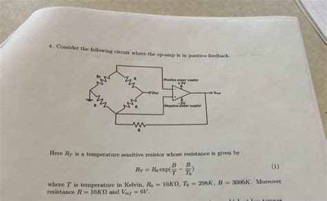 Solved 4 Consider The Following Circuit Where The Name Is