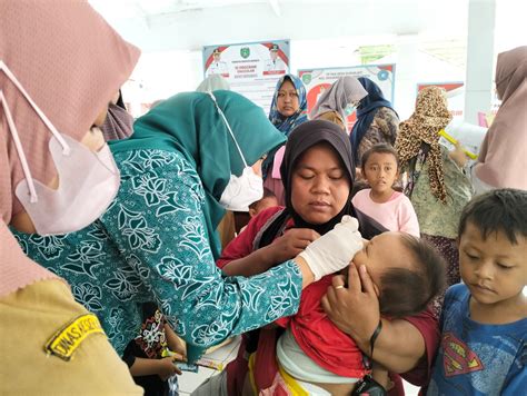 Waspada Polio Terapkan Pola Satu Hari Satu Desa Pin Tim Pkk Kabupaten Monev Di Kedokan Bunder