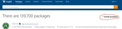 Remember Prerelease Checkbox Setting On · Issue 7133 · Nugetnugetgallery · Github