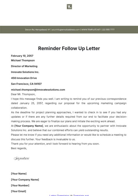 Free Monitoring Visit Follow Up Letter Template To Edit Online