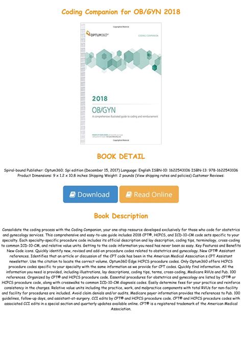 Coding Companion For OB GYN 2018 Full Acces