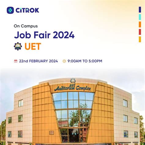 Citrok On Linkedin Citrok Jobfair Careeropportunities Uetjobfair Innovation Techcareers