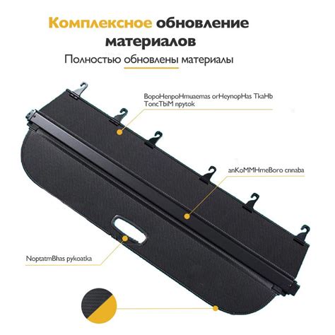 шторка багажника/полка багажника YOJA для Hyundai Tucson III 2015-2021г ...