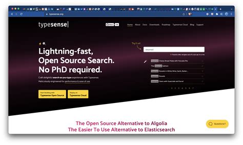 À La Découverte De Typesense Le Moteur De Recherche Open Source