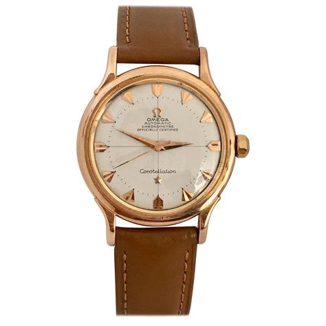 Omega Constellation 18 Karat Rose Gold Gents Vintage Automatic Watch