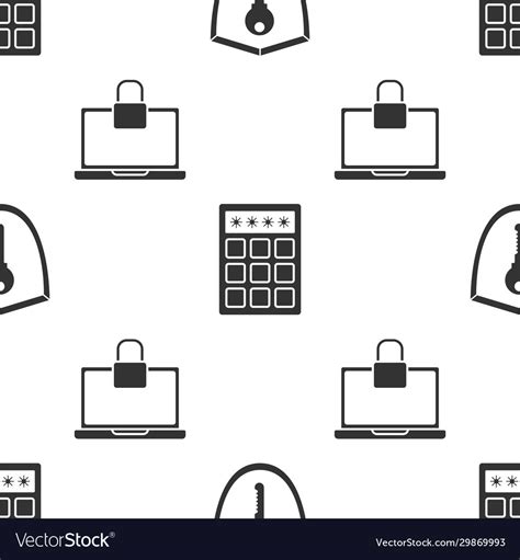 Set Shield With Key Password Protection Royalty Free Vector