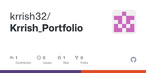Github Krrish32krrishportfolio