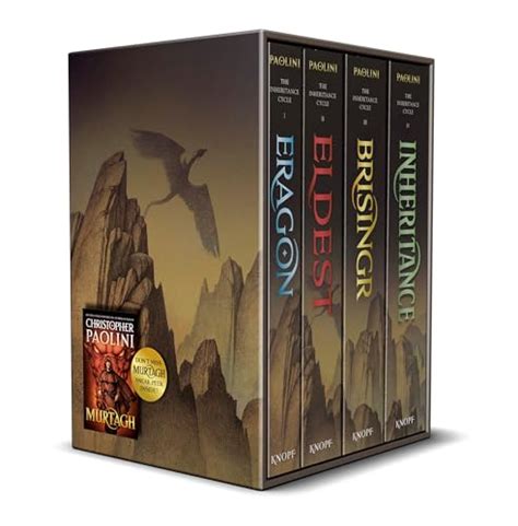 9780307930675 Inheritance Cycle 4 Book Hard Cover Boxed Set Eragon Eldest Brisingr