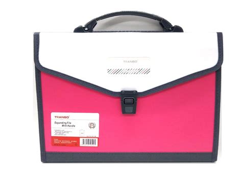 Tranbo Expanding Colour File W Handle Size A4 Lazada Ph