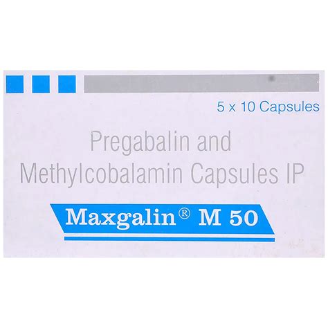 Maxgalin M 50 Capsule View Usage Side Effects Price And Subtitute