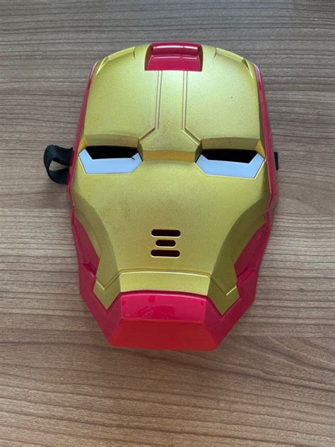 Iron Man Face Mask Hobbies And Toys Toys And Games On Carousell