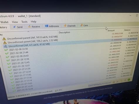 cant rbf 2 transactions stuck because cannot increase fee of