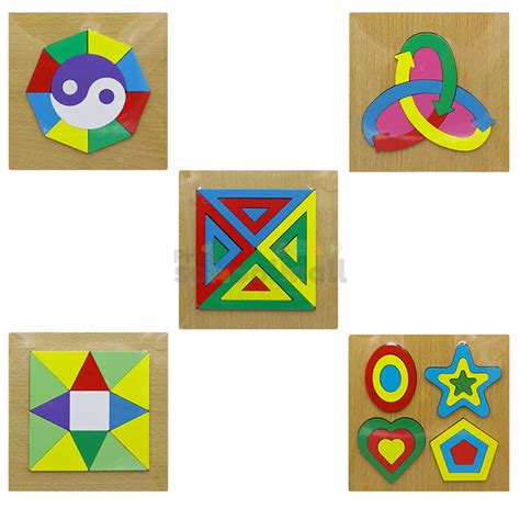 Geometric Shape Quick Matching Puzzle Board 1542 Preschool Mall Preschool Supplies