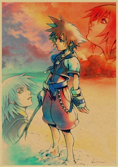 On Trend Kingdom Hearts Merch Cartoon Prints Anime Poster Kingdom