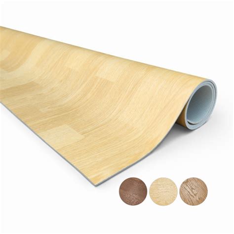 Piso Vinílico Amadeirado Em Manta Rolo Com 2 00 X 8 00 M 4 5 Mm De Espessura Emborrachado