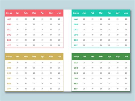 Excel Of Calendar Xlsx Wps Free Templates