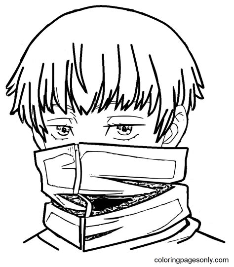 Disegni Da Colorare Di Toge Inumaki Di Jujutsu Kaisen Disegni Da Porn