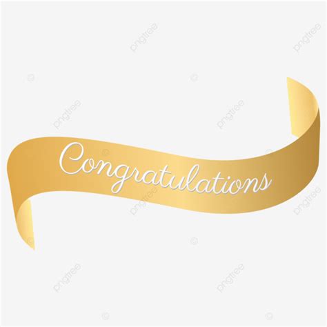축하합니다 금색 배너 리본 디자인 Png 무료 다운로드 금색 배너 축하합니다 축하해 금 리본 축하 Png 일러스트 및 벡터 에 대한 무료 다운로드 Pngtree