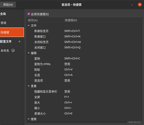 Linux下ubuntu超详细基础设置需设置linux终端字体为droid Sans Mono Nerd Font。 Csdn博客