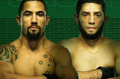 Ufc Fight Night Livestream Watch Whittaker Vs Aliskerov Mma Online