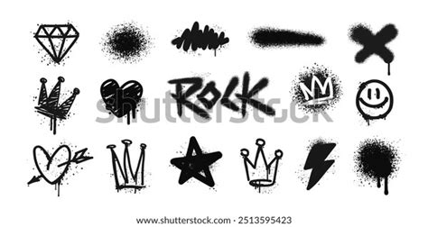 Street Art Graffiti Tag Symbols Grunge Stock Vector Royalty Free 2513595423 Shutterstock