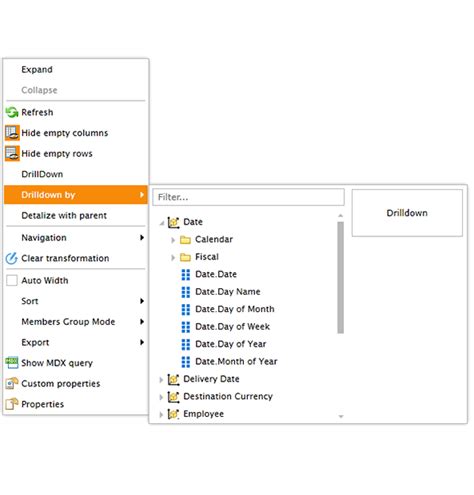 Ranet Olap Simple Pivot Table Control