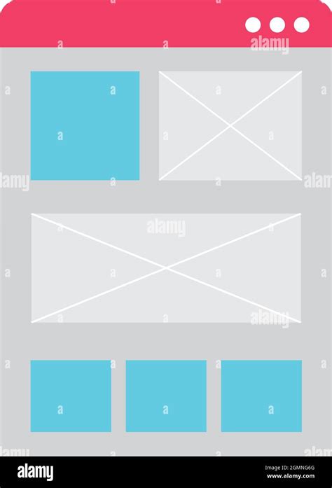 web window icon on white background stock vector image and art alamy