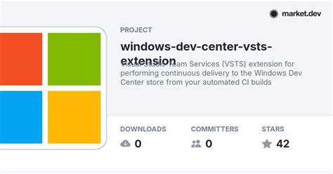 Windows Dev Center Vsts Extension Ecosystem Directory Marketdev