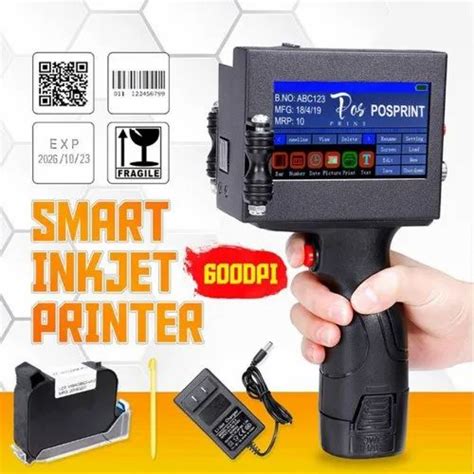 Posprint Portable Handheld Intelligent Inkjet Batch Coding Machine And