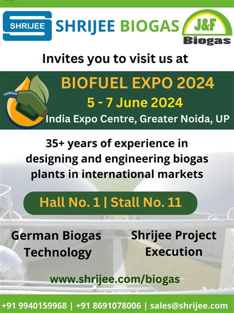 Joseph Vimal On Linkedin Meet Us At The Biofuel Expo 2024 Greater