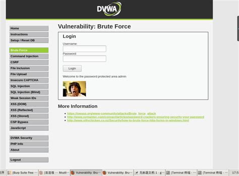 Web 安全网站暴力破解攻击实验 蓝桥云课