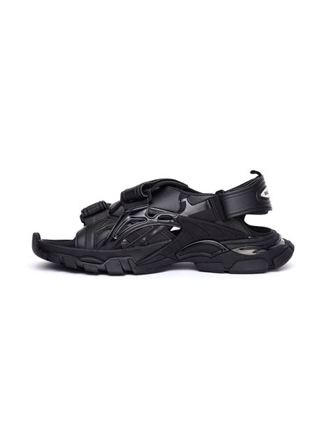 Balenciaga Track Sandals Black Garmentory