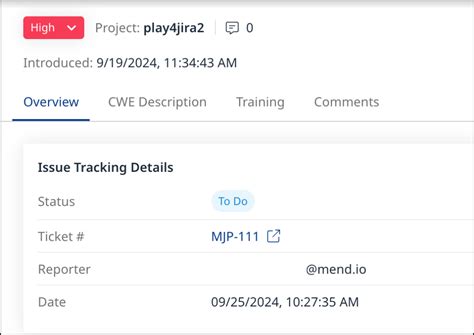 Automatic Issue Update With Mend For Jira Data Center