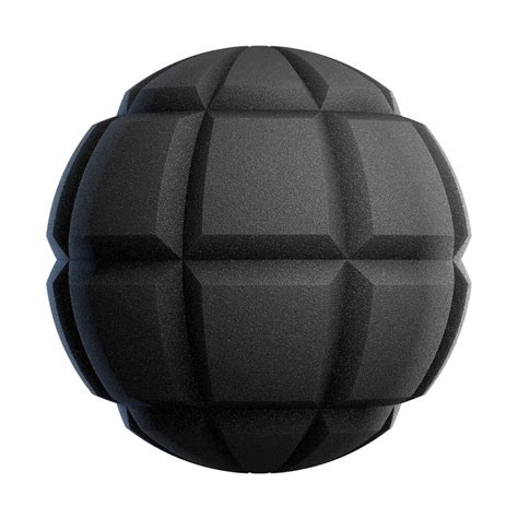 Dark Acoustic Panel PBR Texture