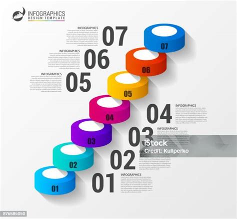 추상적임 3d 계단 인포그래픽 또는 회사연혁 형판 벡터 0명에 대한 스톡 벡터 아트 및 기타 이미지 0명 3차원 형태 개념 Istock