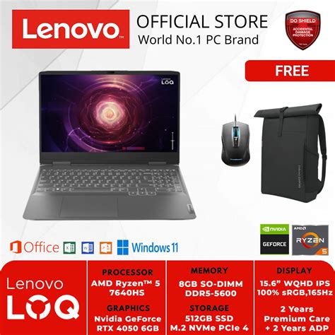 Jual Lenovo Loq Aph Cid Amd Ryzen Hs Rtx Gb Gb Gb W Ohs Shopee Indonesia